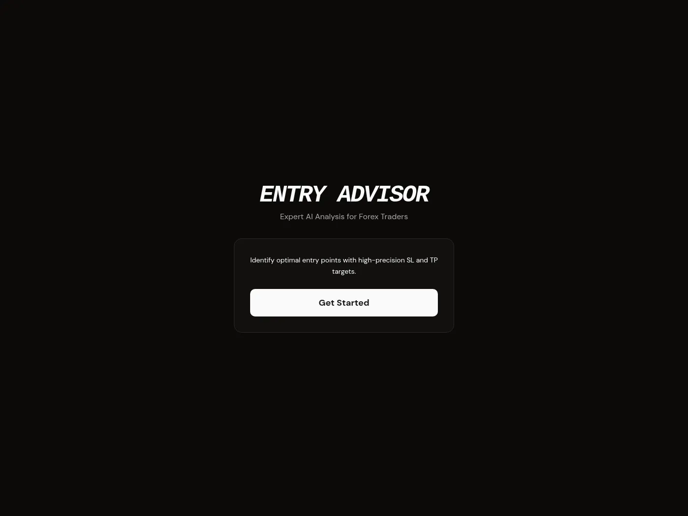 Entry Timing Advisor
