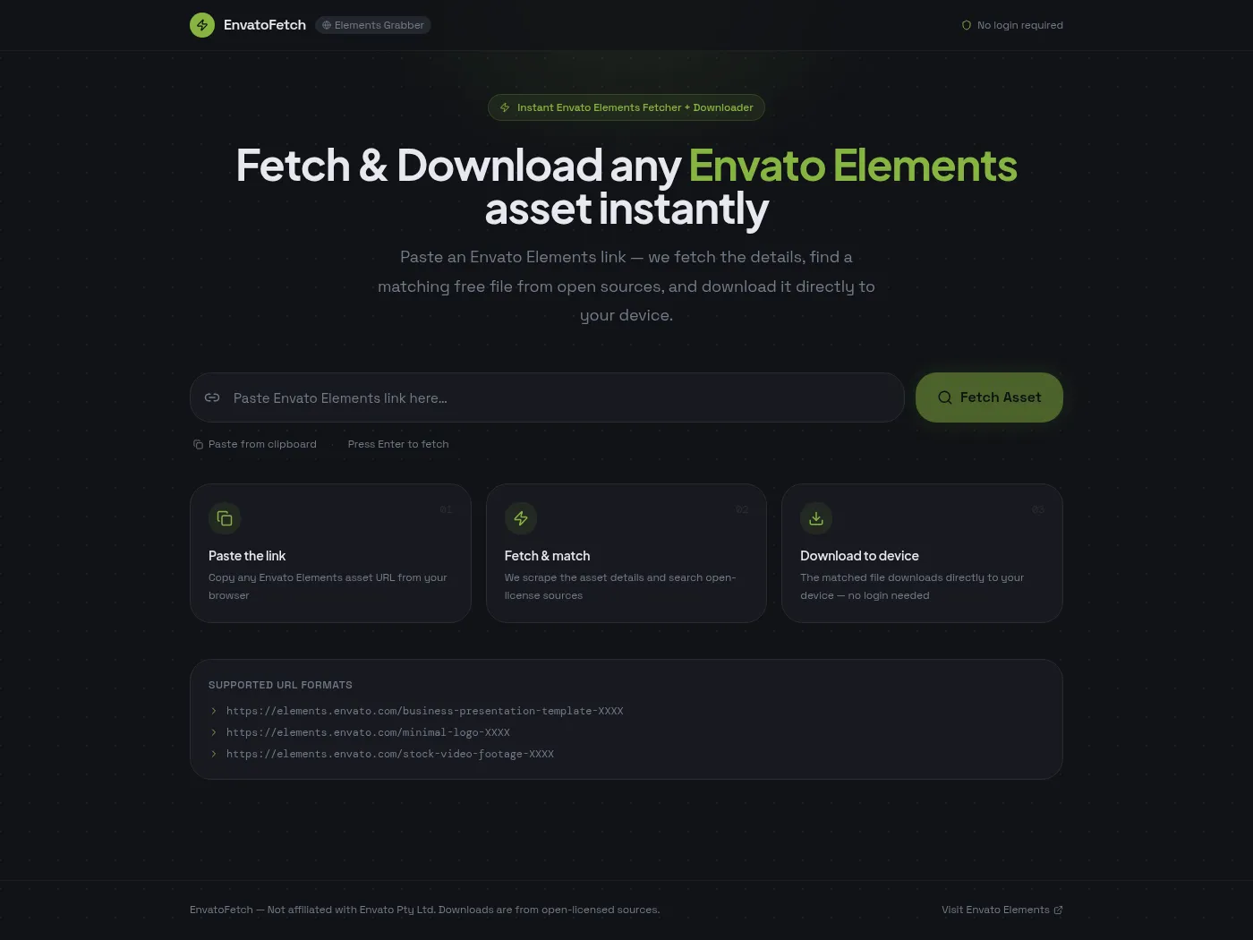 Envato Fetcher