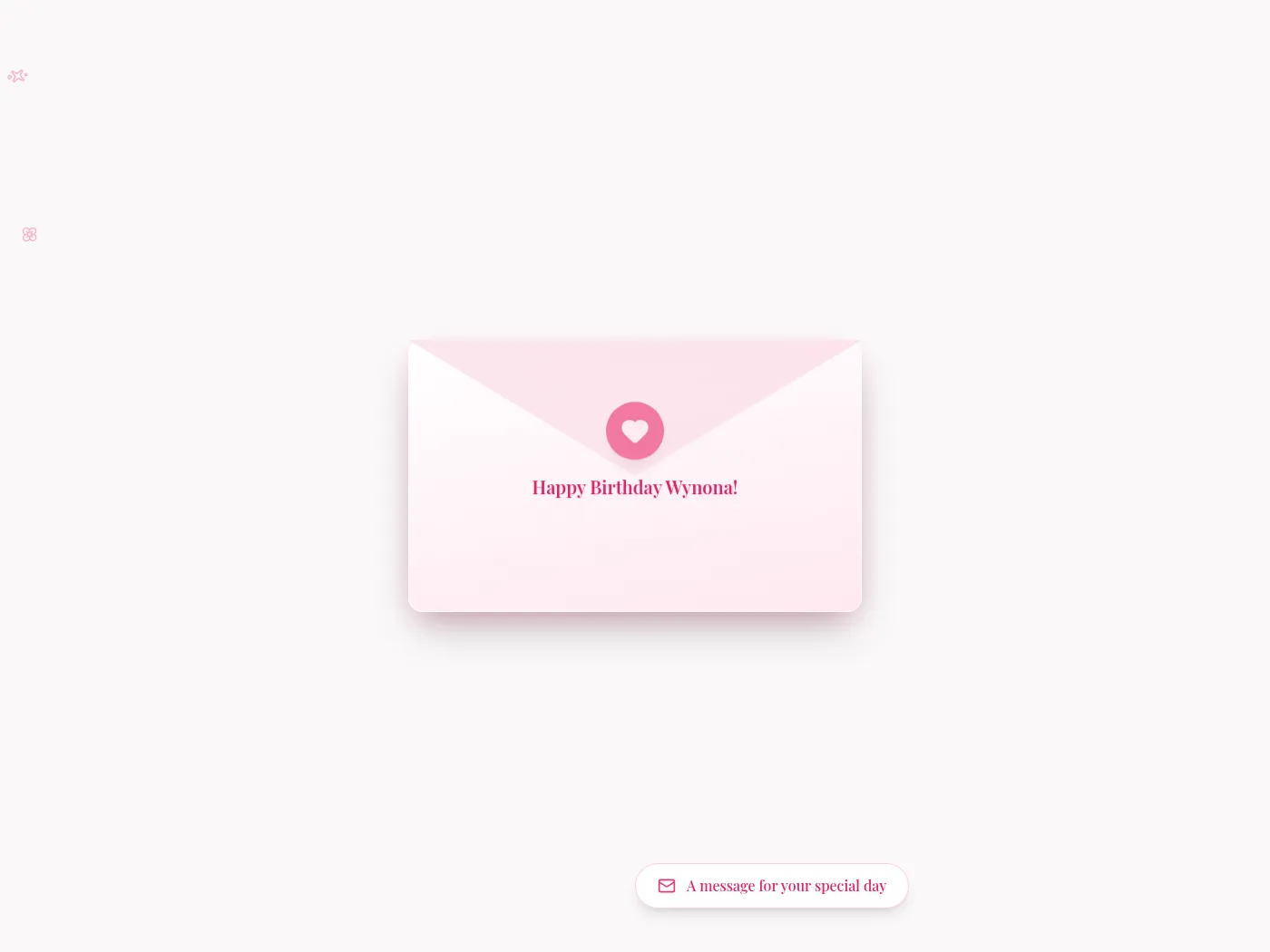 Envelope Reveal Letter