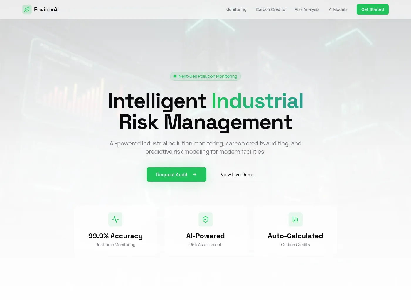 EnviroxAI Landing Page