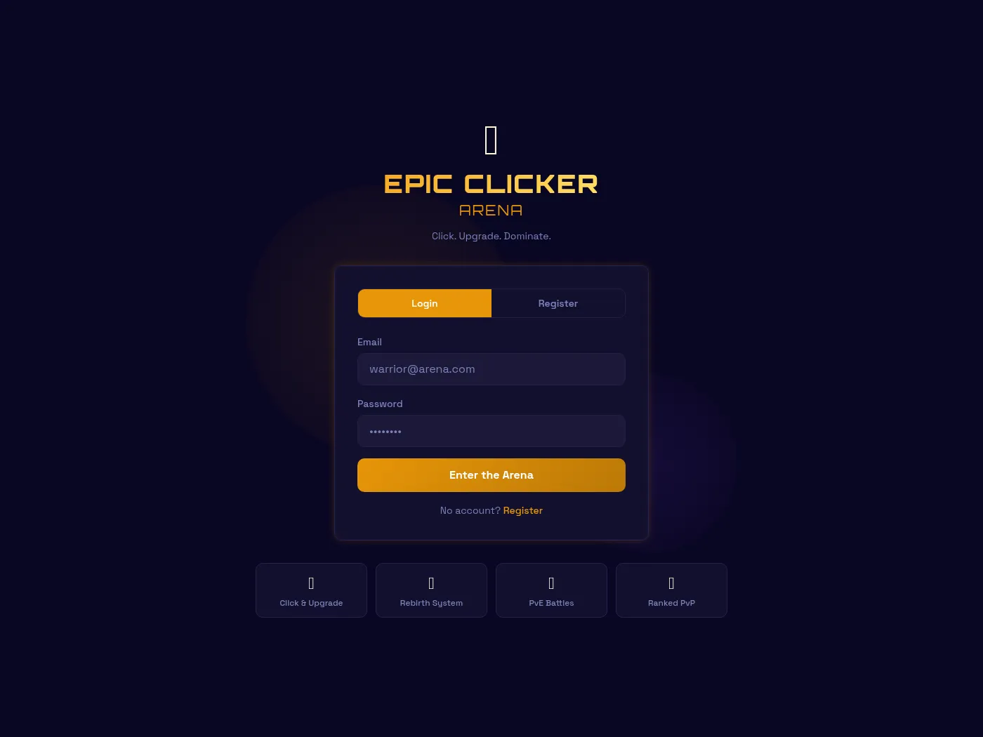 Epic Clicker Arena