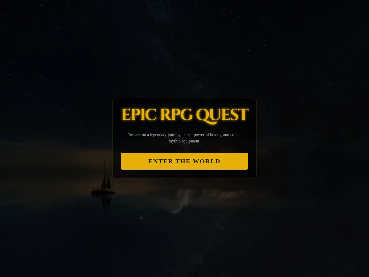 Epic RPG Quest