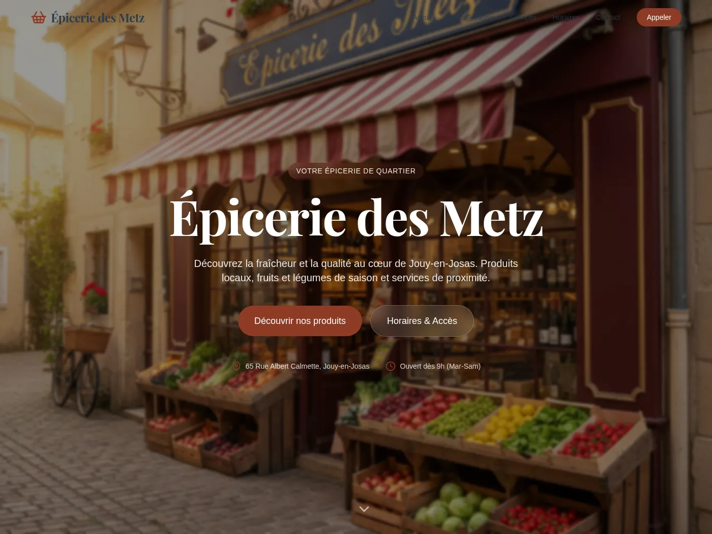 Épicerie des Metz Site
