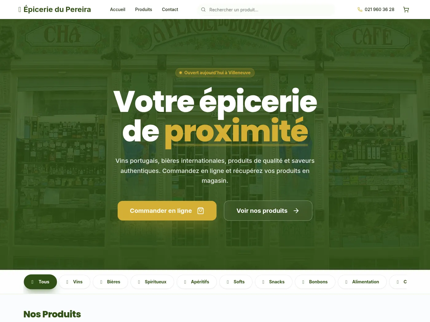 Épicerie du Pereira Shop