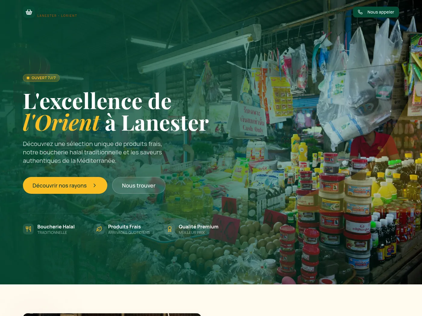Épicerie Vitrine Web
