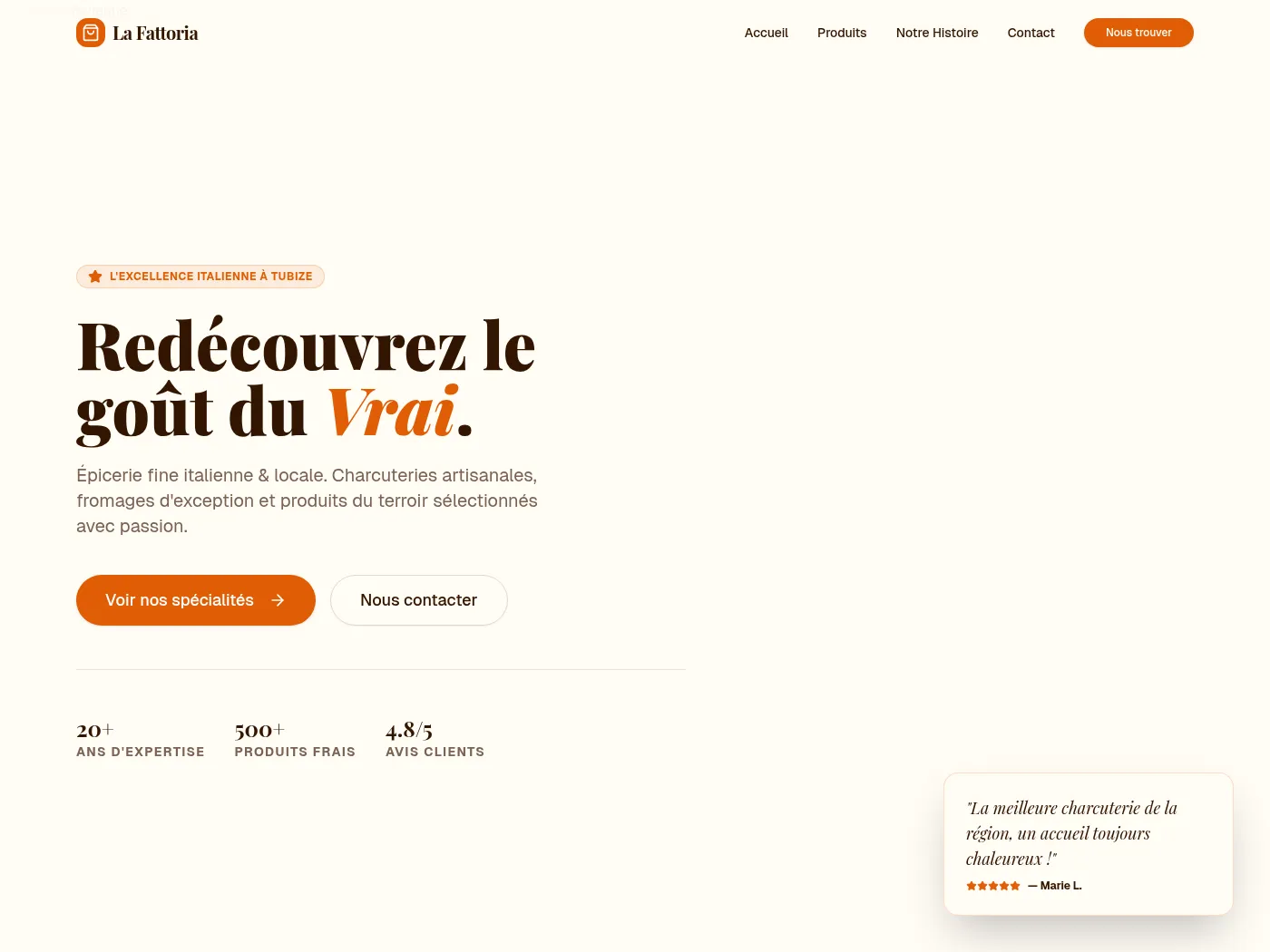 Épicerie Locale Showcase