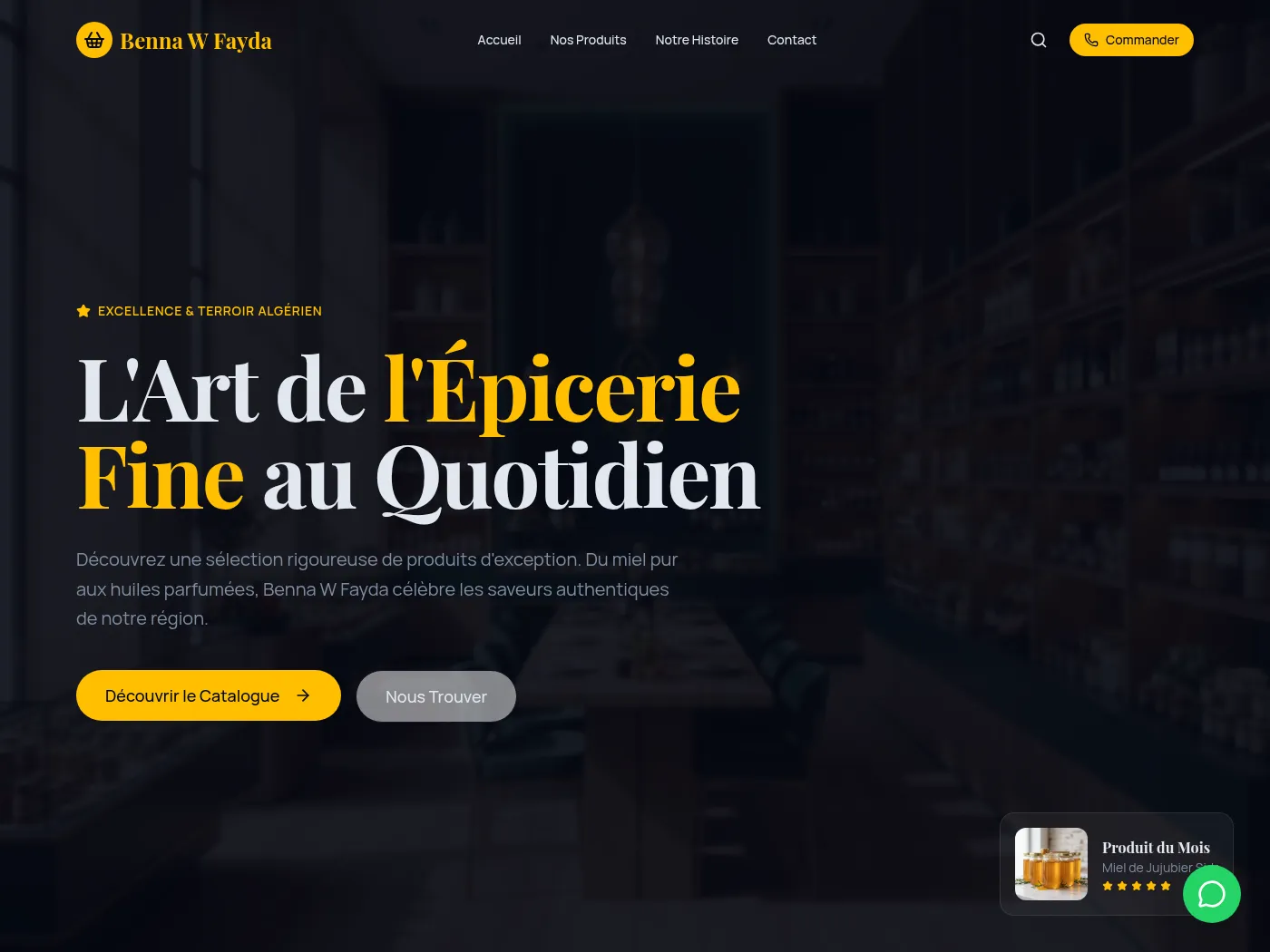 Epicurienne Boutique Web