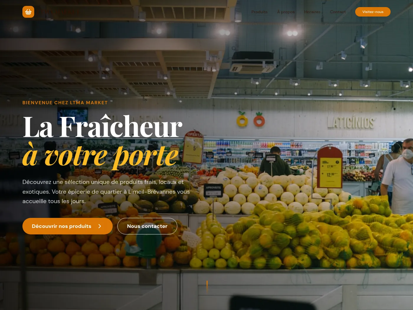 Épicerie Vitrine Web