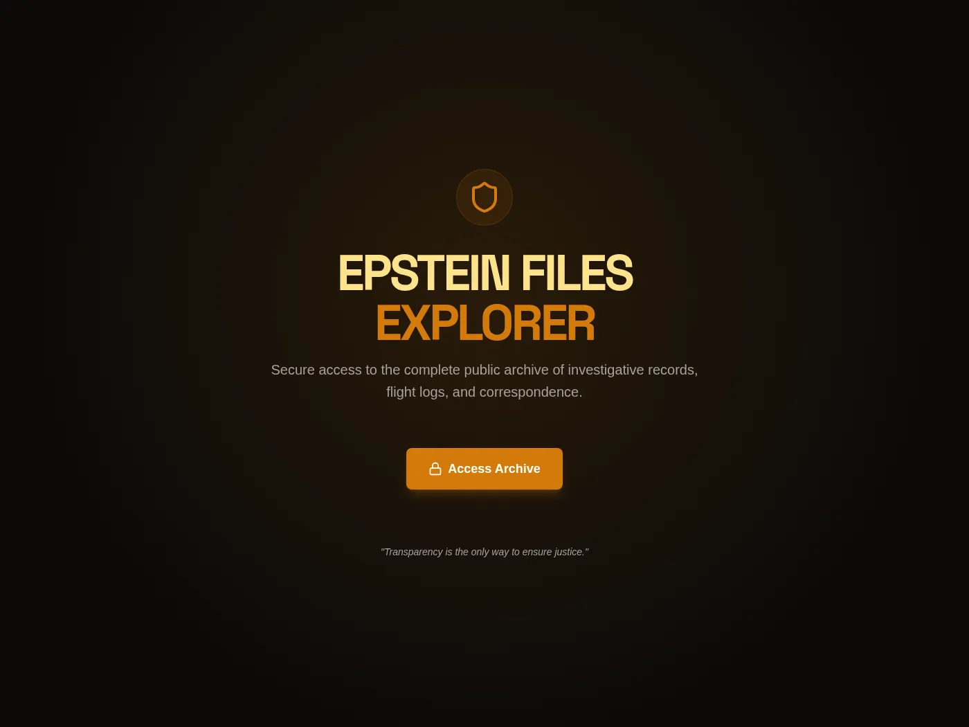 Epstein Files Explorer
