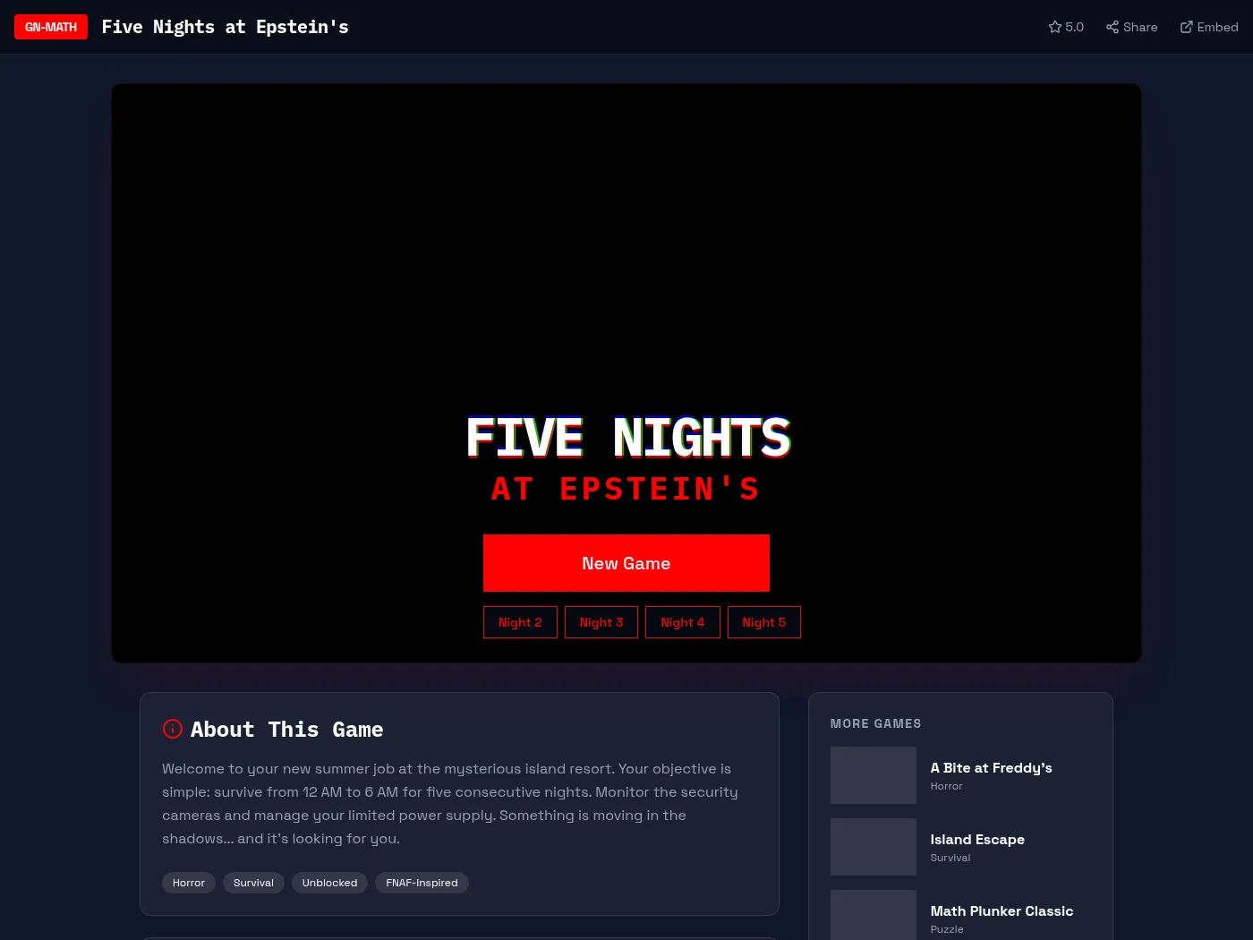 Five Nights at Epstein's