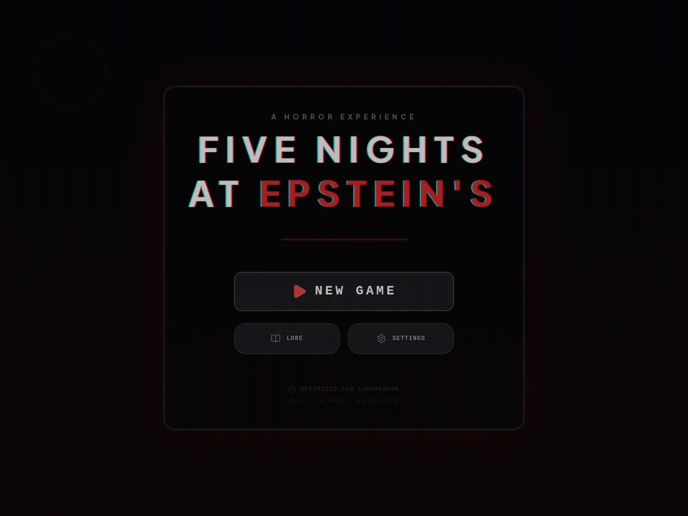 Five Nights at Epstein's