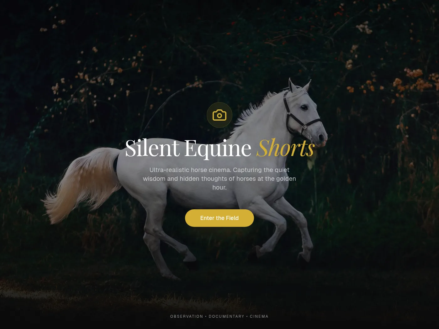 Silent Equine Shorts