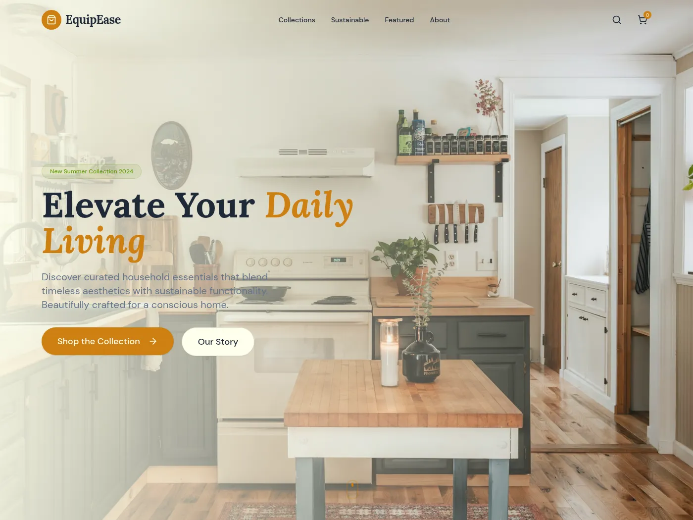 EquipEase Landing Page