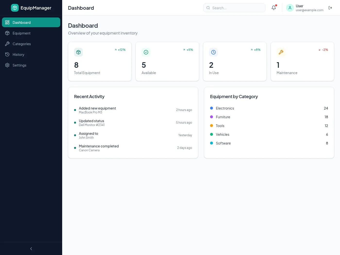 EquipManager Pro