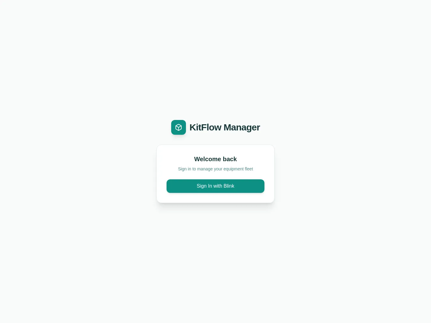 KitFlow Manager