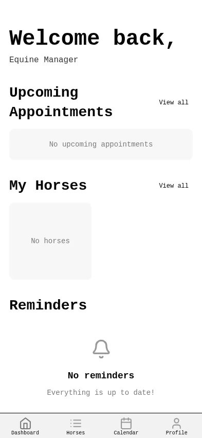 EquiSmart Manager