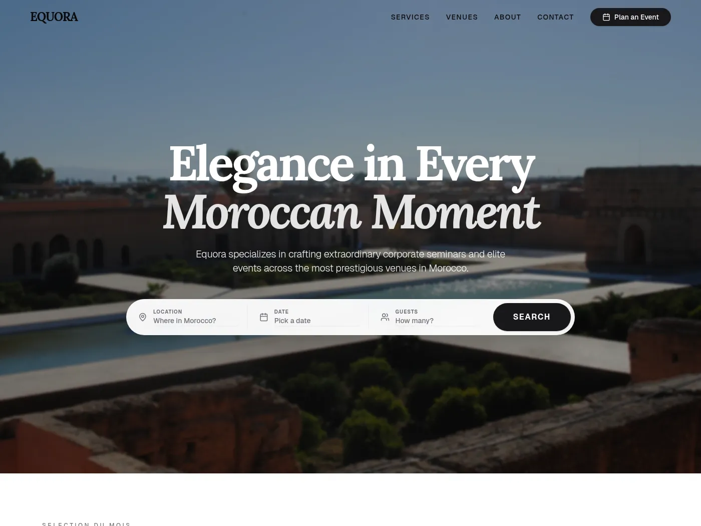 Equora Event Portal