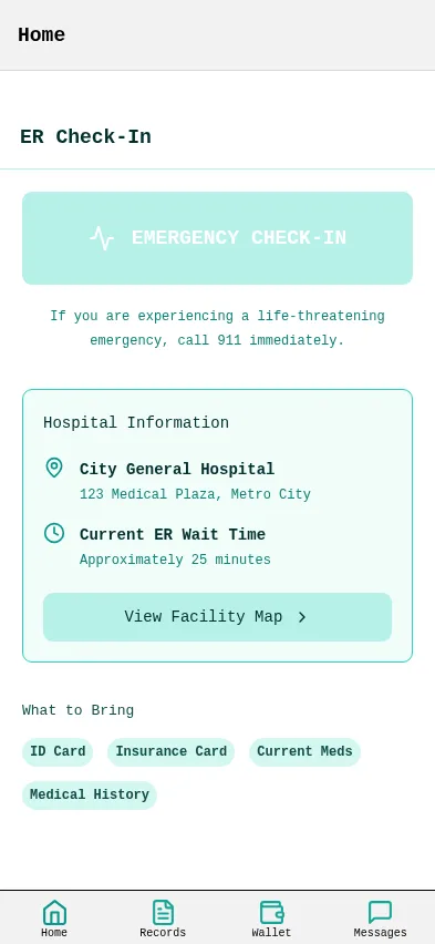 ER Check-In App