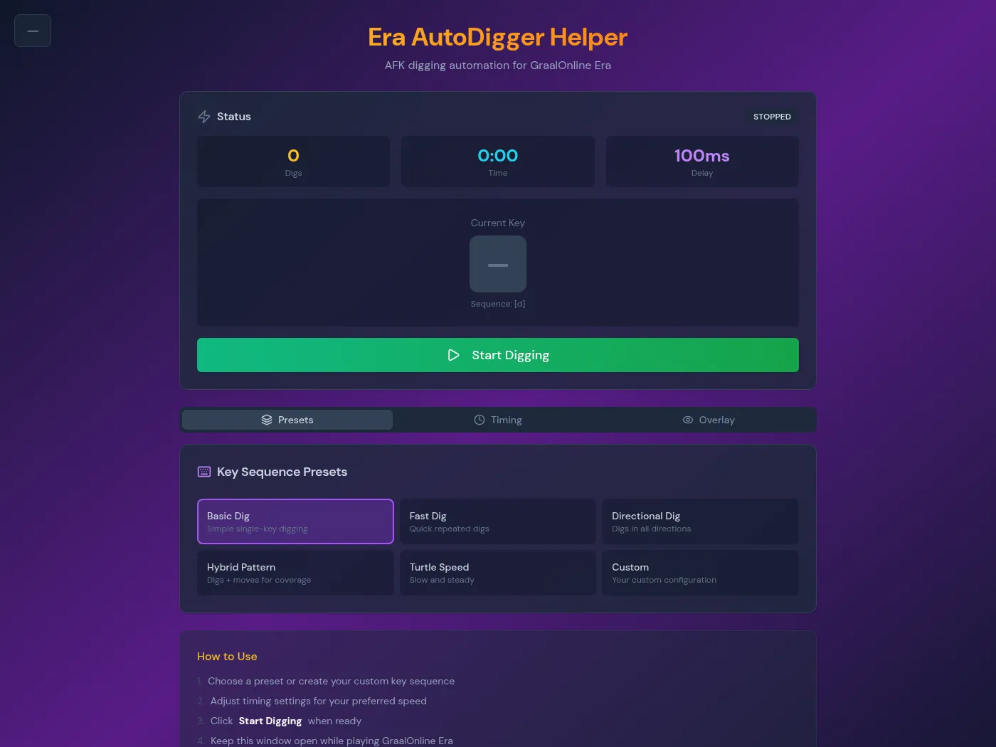 Era AutoDigger Helper