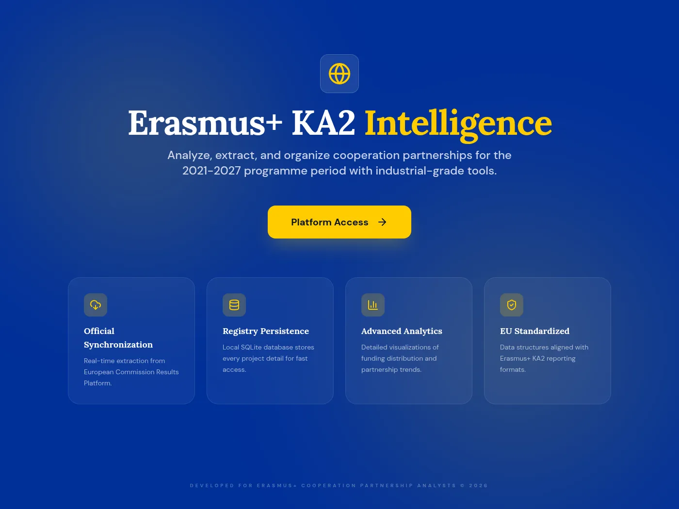 Erasmus+ KA2 Project Scraper