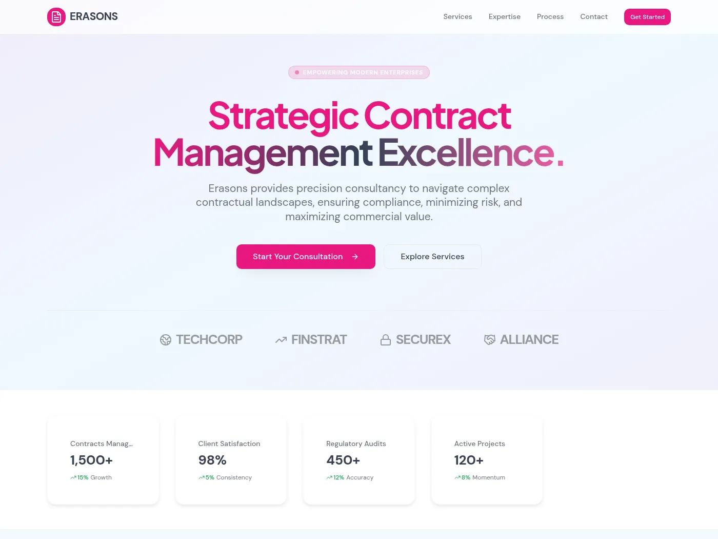 Erasons Consultancy Site