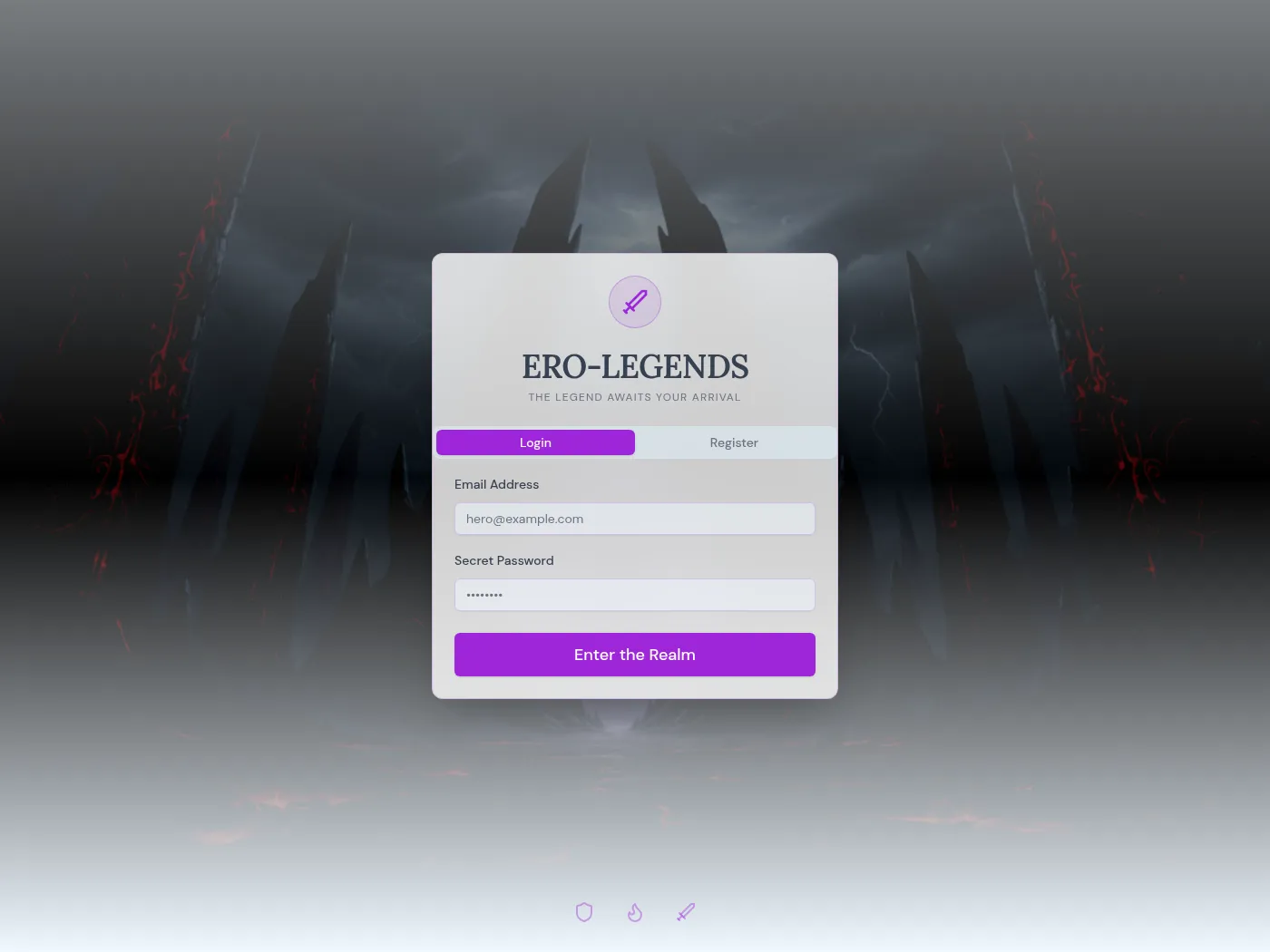 EroLegends Entry Portal