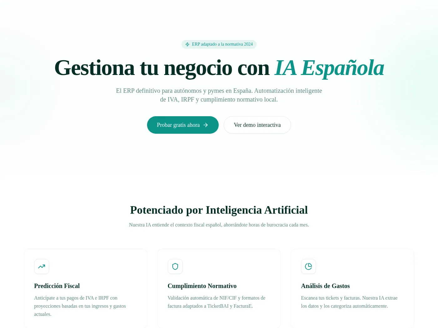 ERP IA España