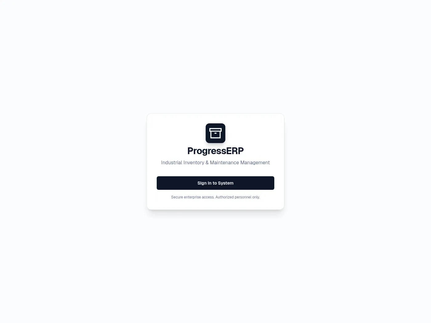 ProgressERP Clone