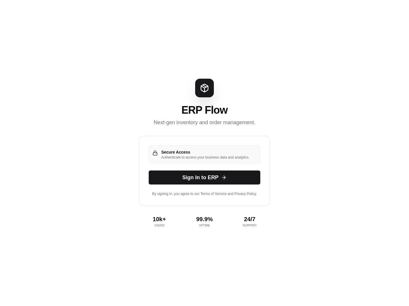 ERP Inventory Manager