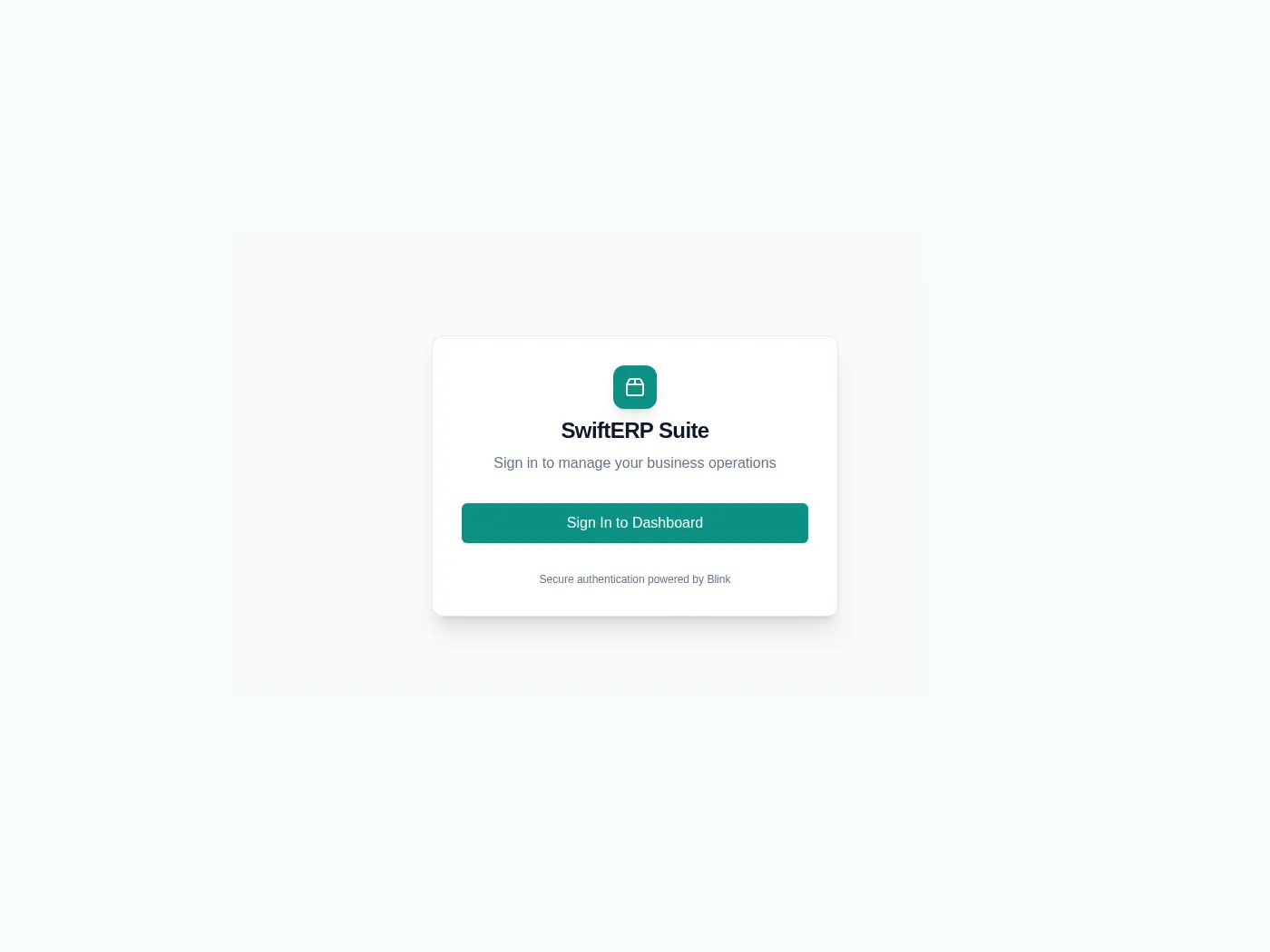 SwiftERP Inventory Suite