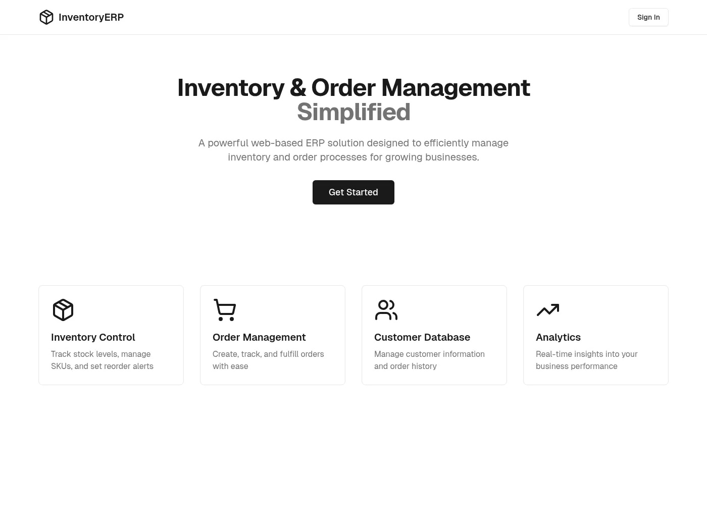 Inventory ERP Suite