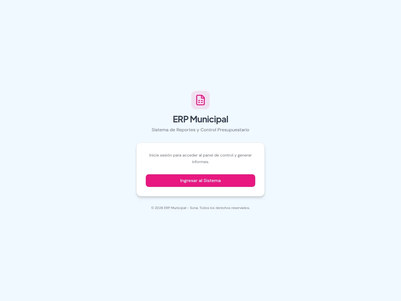 ERP Report Generator