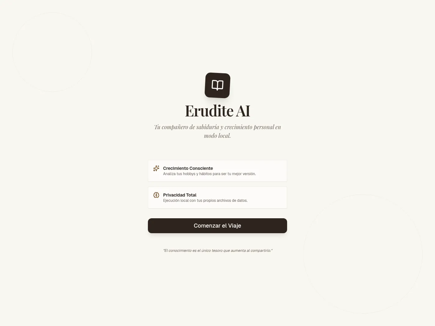 Erudite AI Companion