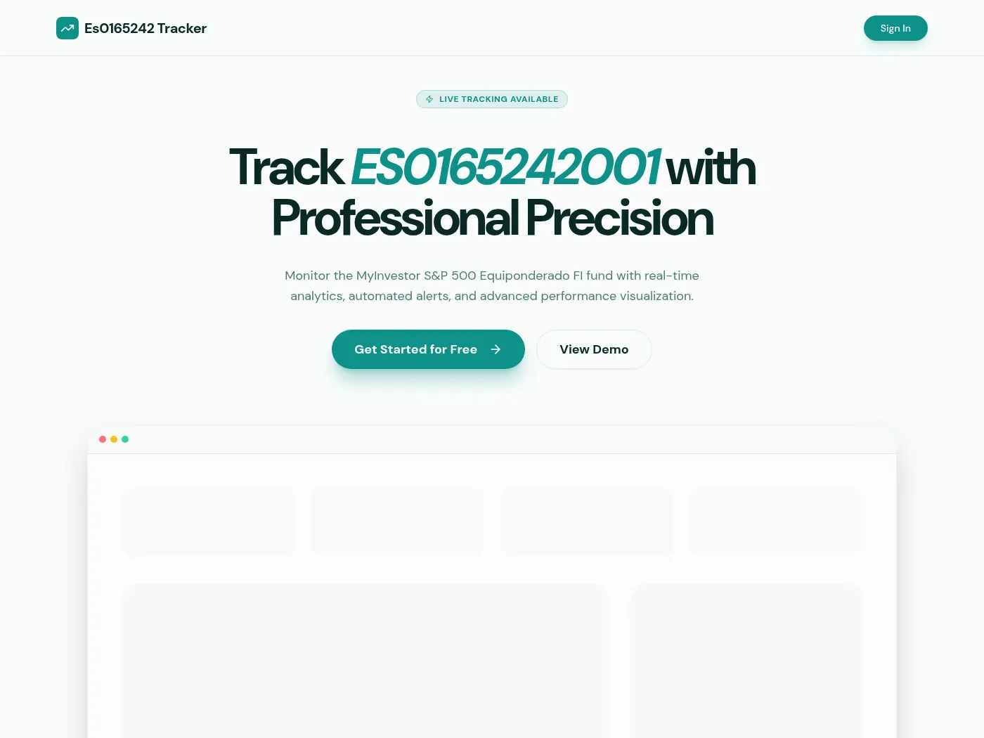 Es0165242 Tracker