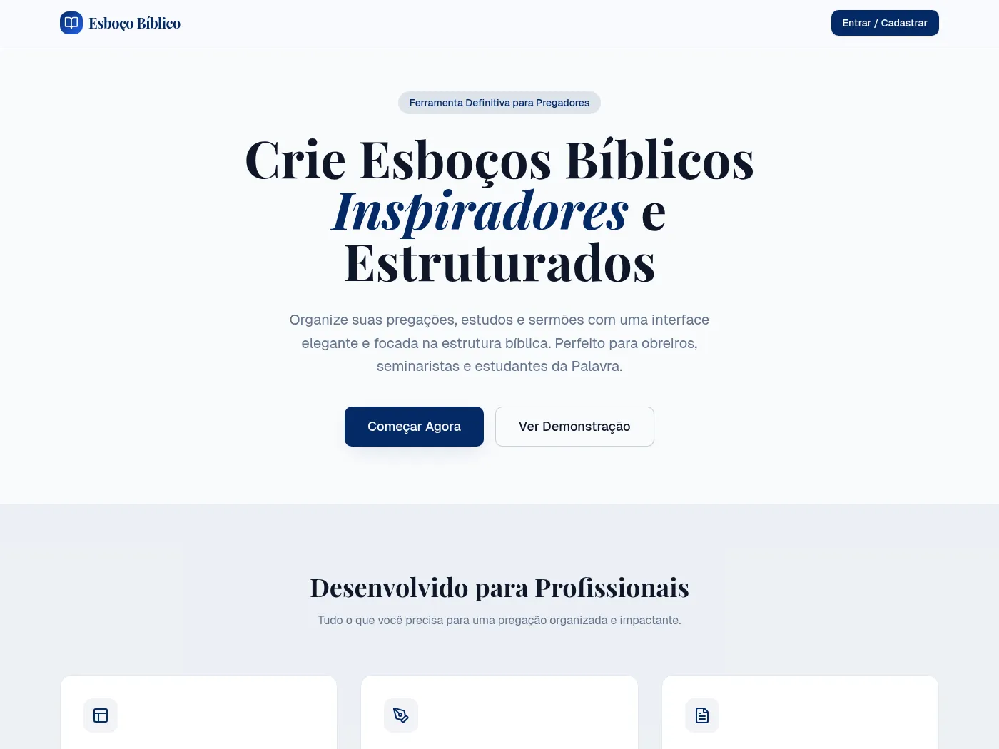 Esboço Bíblico Creator