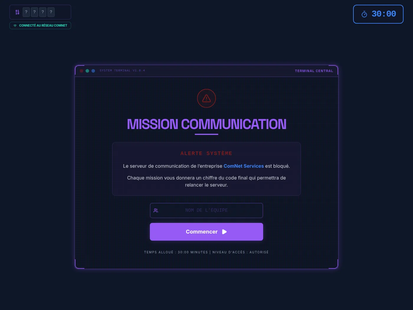 Mission Communication Escape