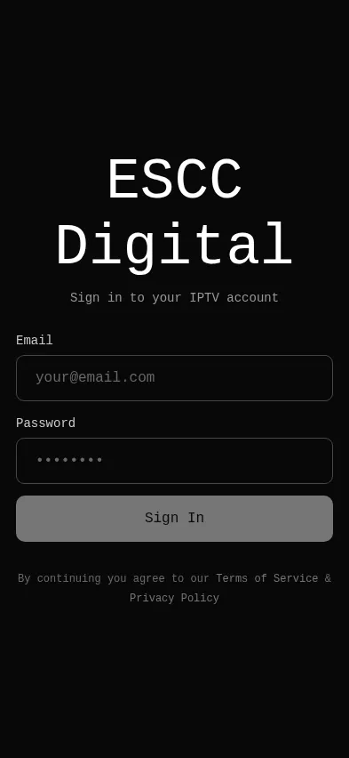ESCC IPTV Mobile App