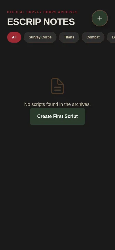Escrip Notes