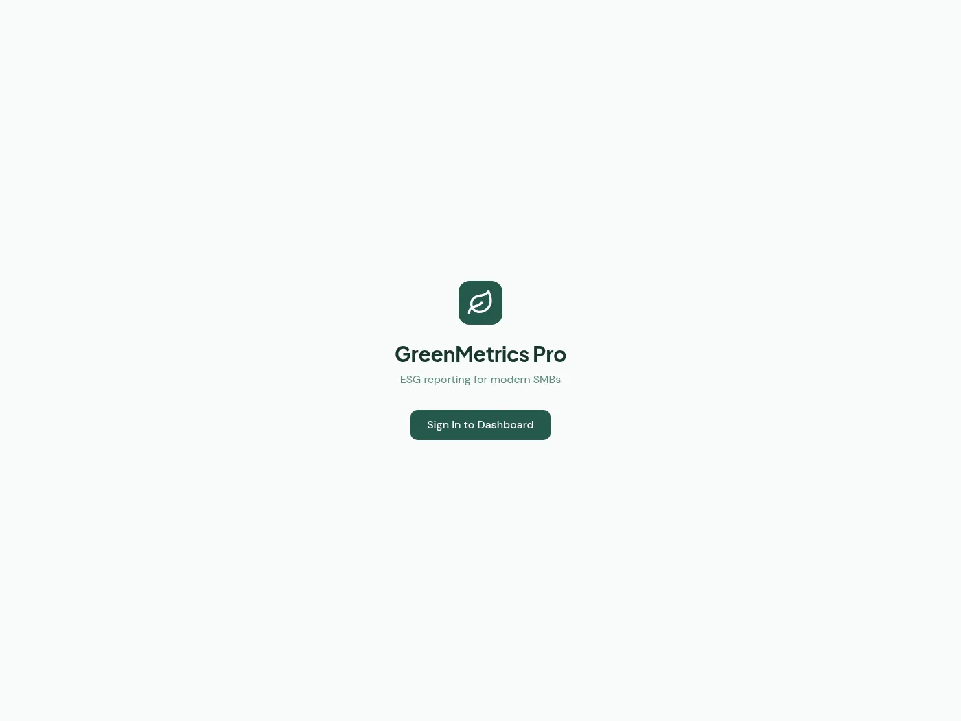 GreenMetrics Pro