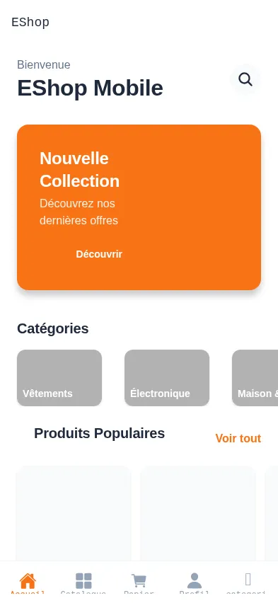 Eshop Mobile App