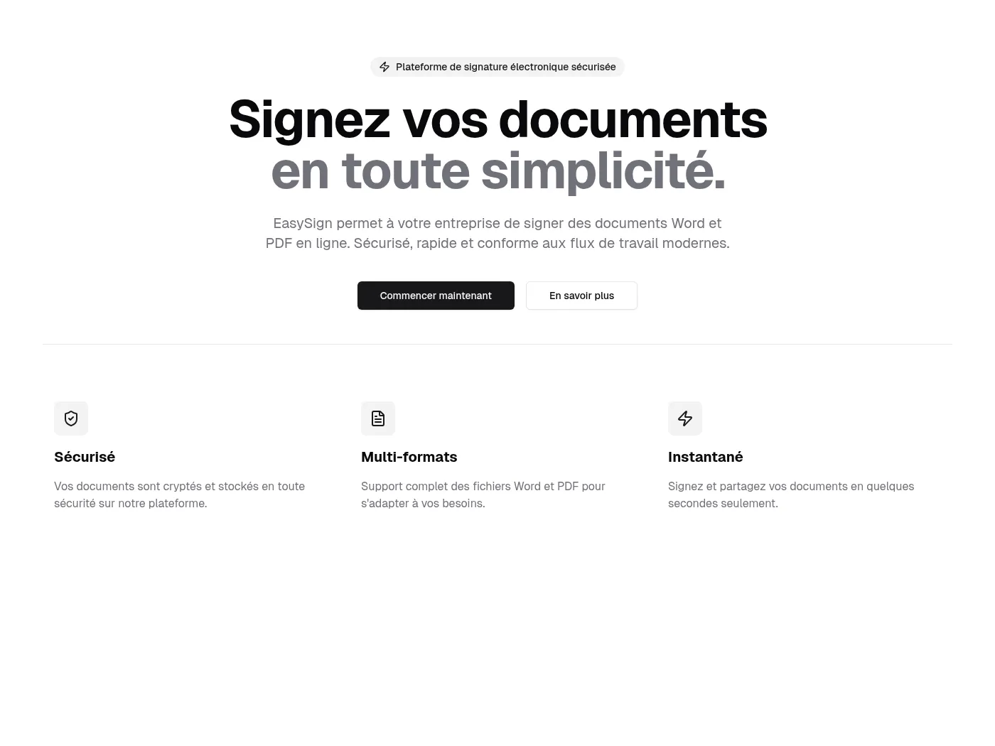 EasySign Platform