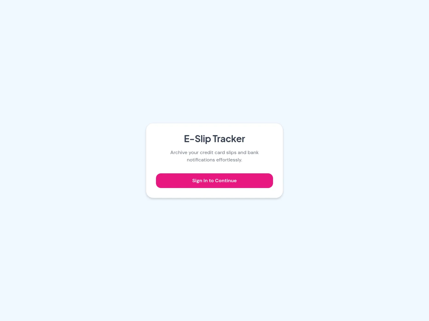 E-Slip Tracker