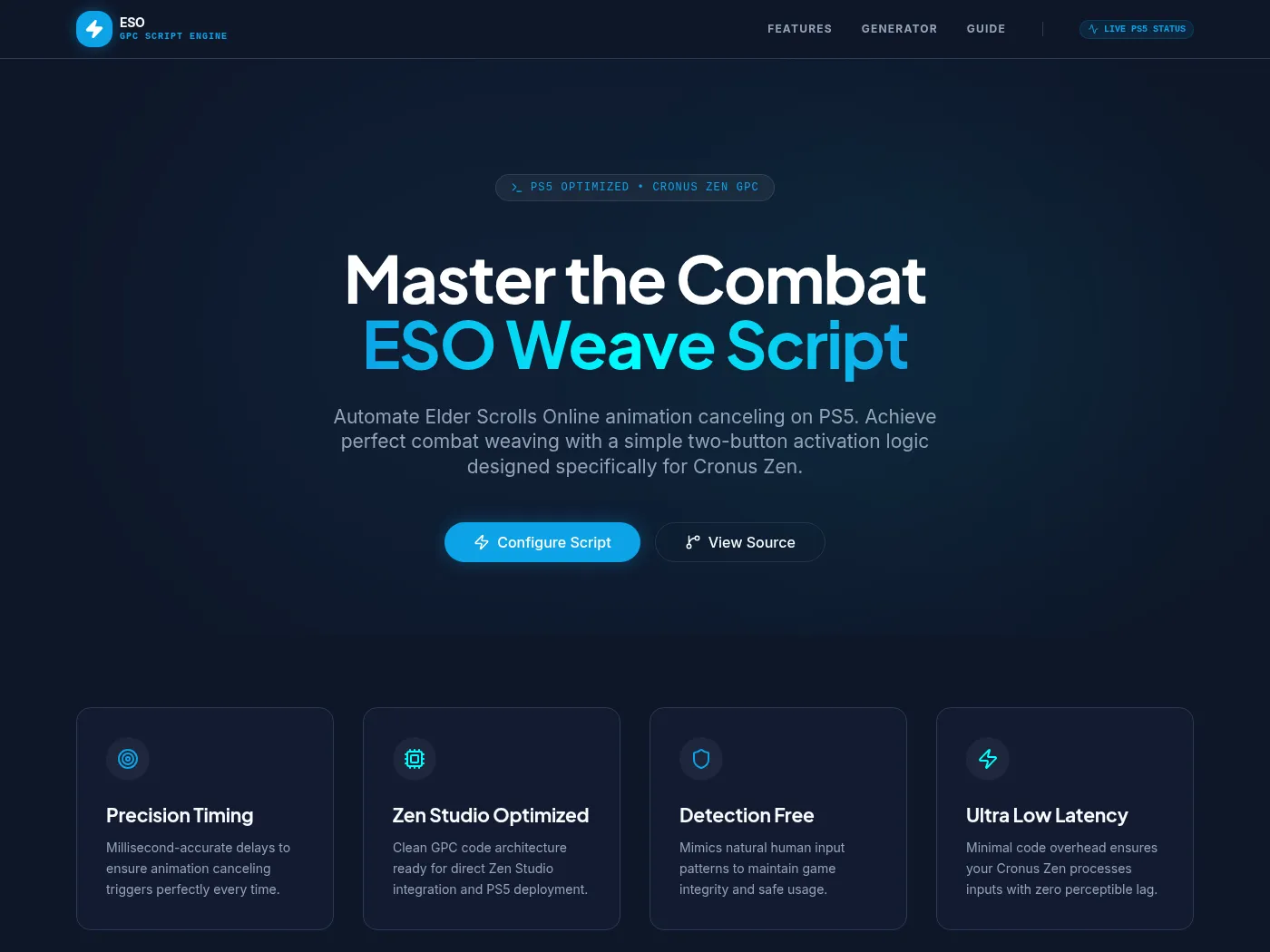 ESO Combo Script