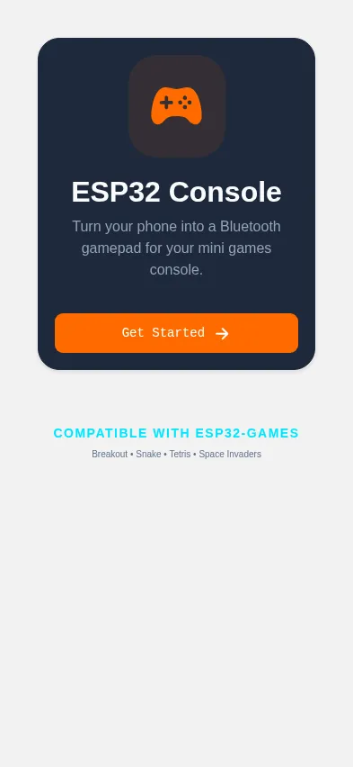 ESP32 Bluetooth Gamepad