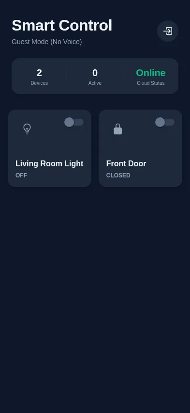 ESP32 Control App