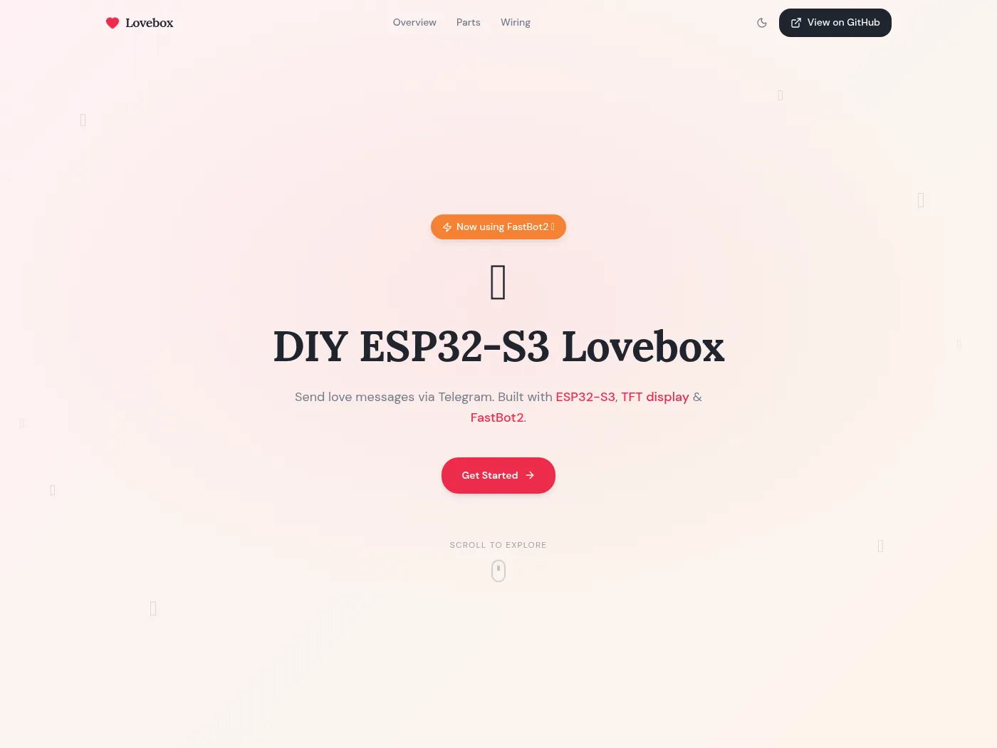 DIY ESP32 Lovebox