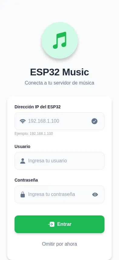 ESP32 Music Client