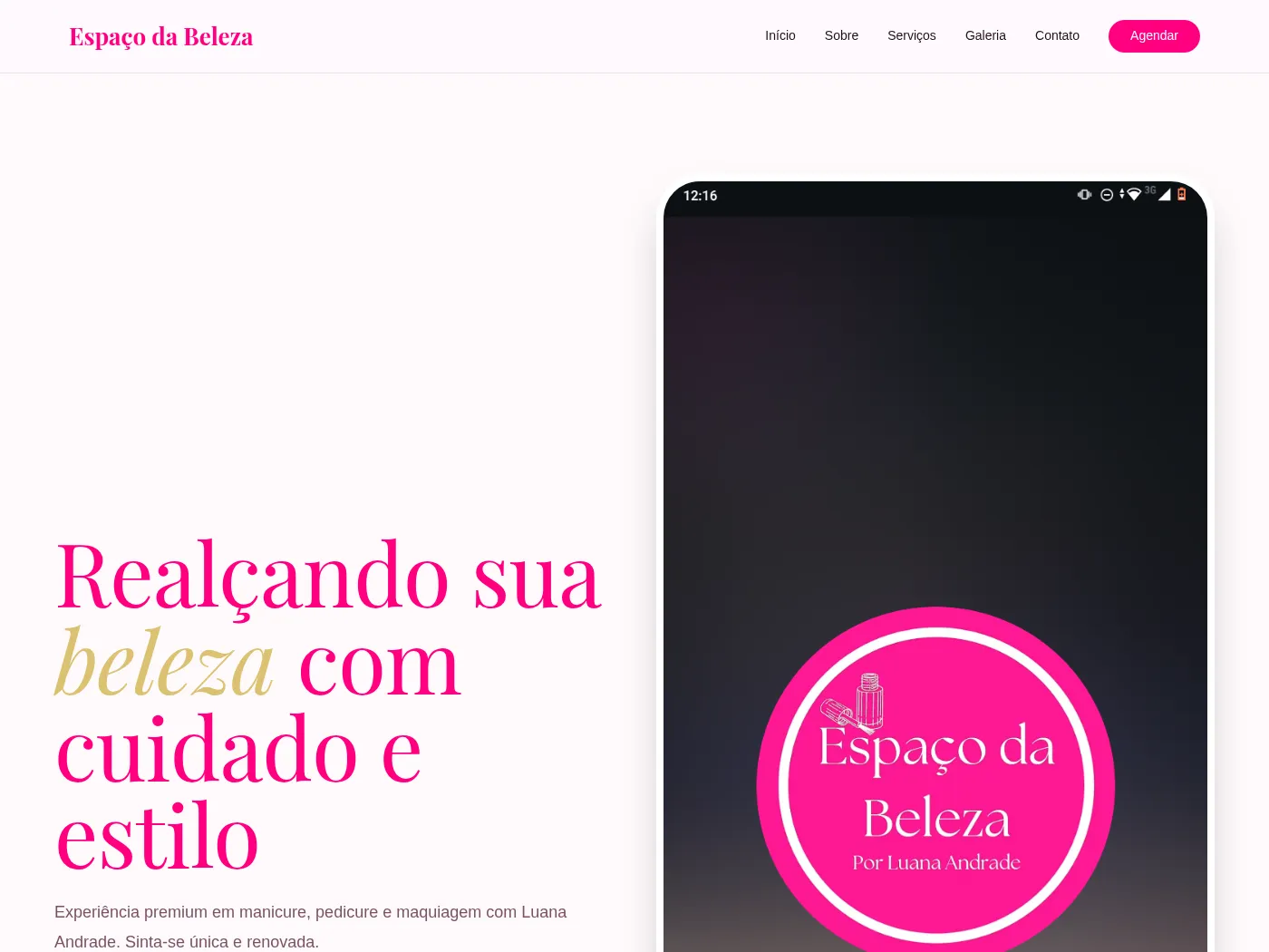 Espaço da Beleza Web