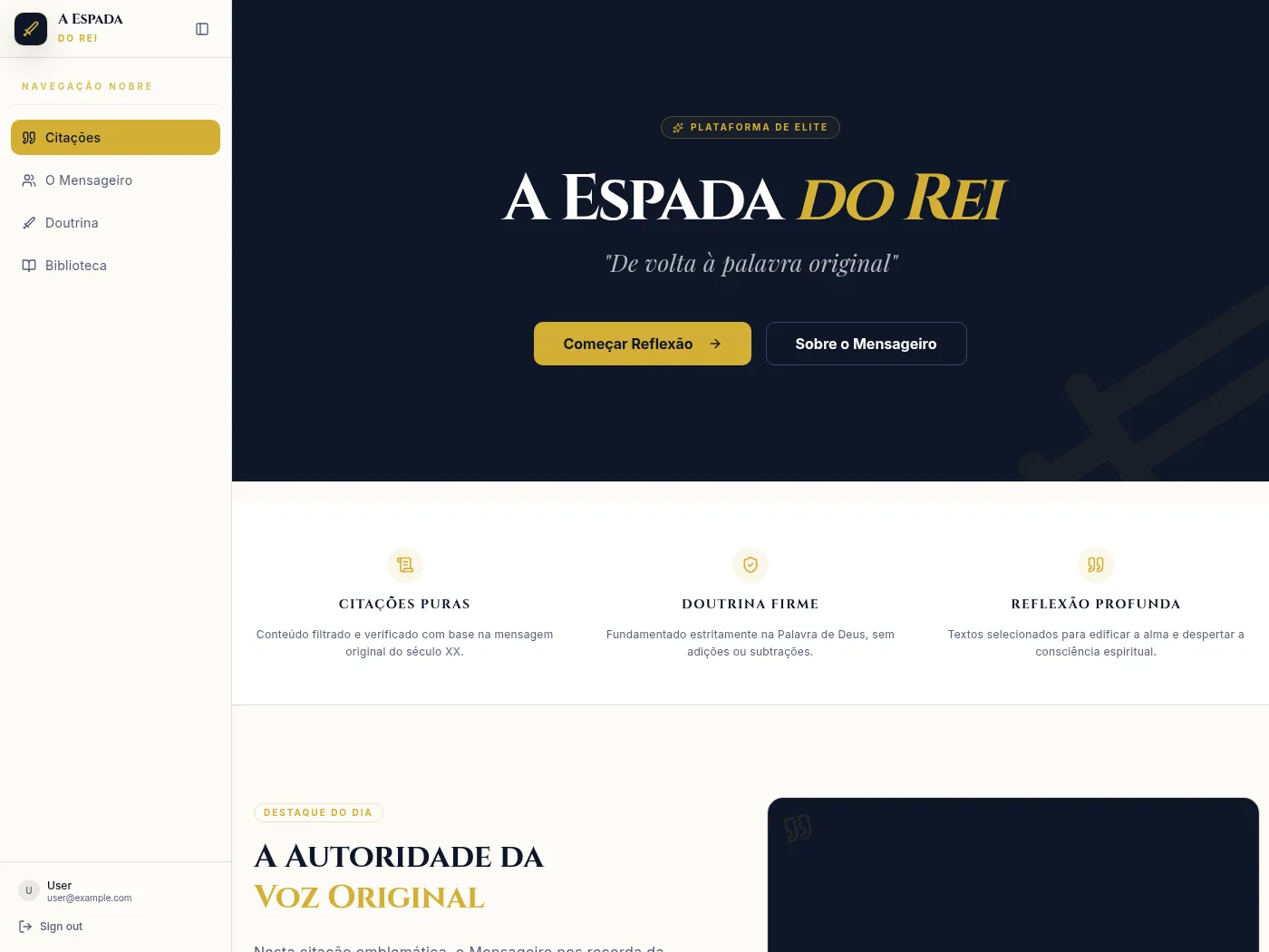 A Espada do Rei