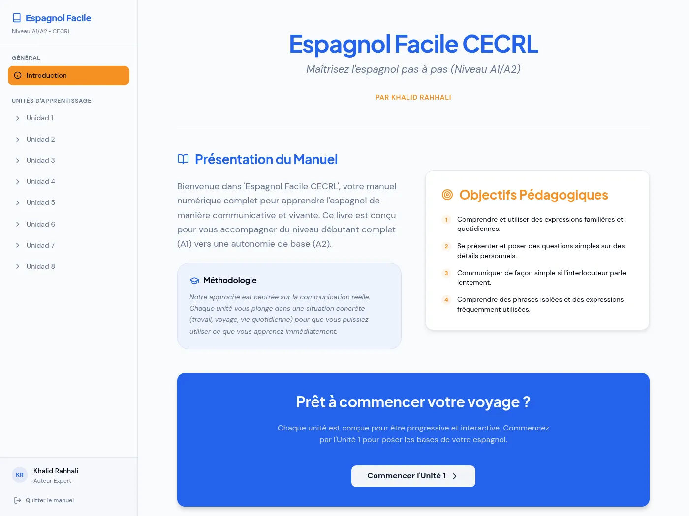 Espagnol Facile CECRL